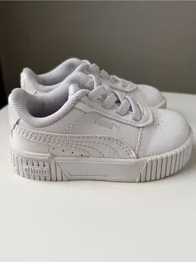 Puma | Shoes | Puma Kids White Casual Sneakers | Poshmark
